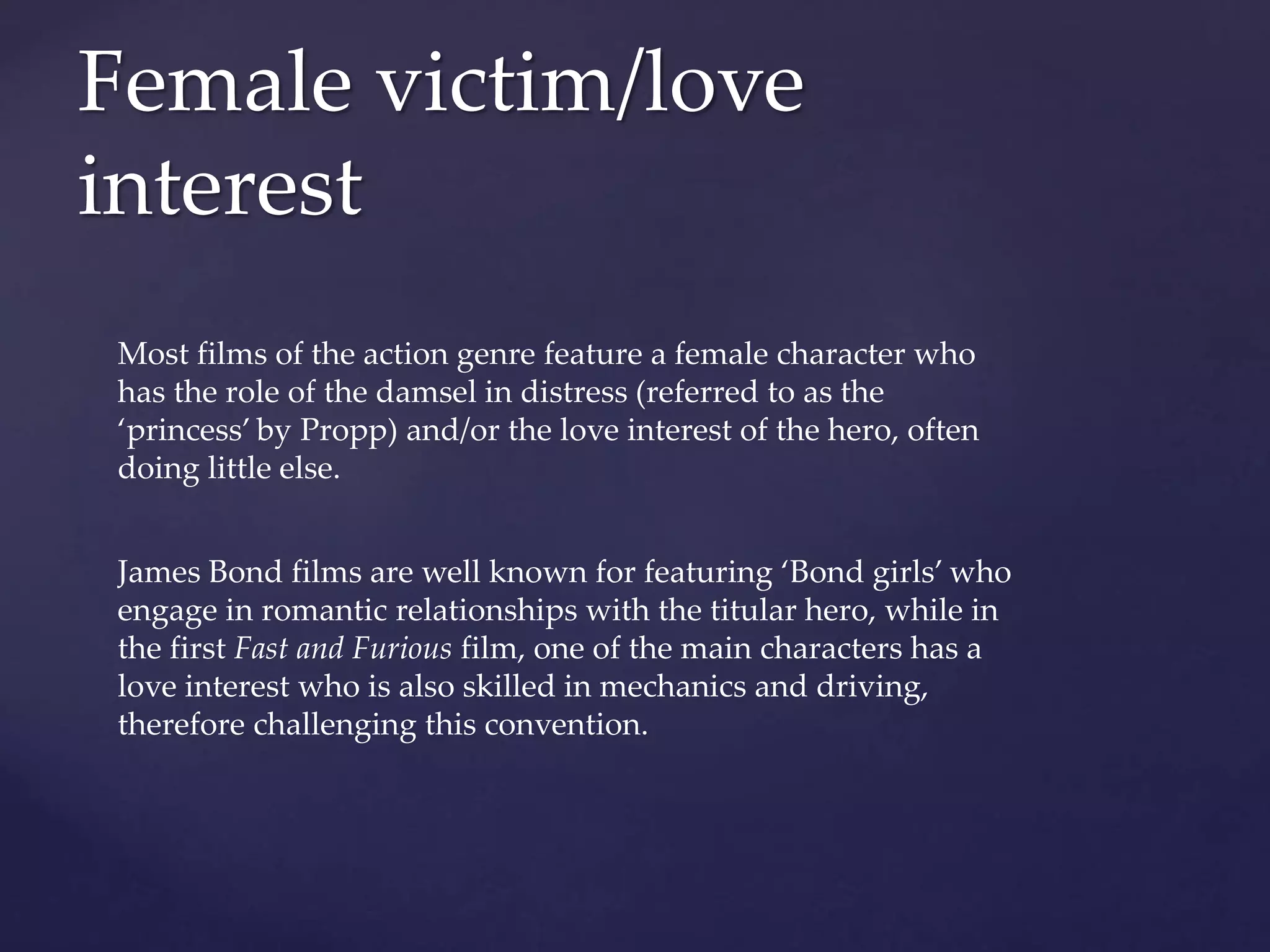Codes and conventions of the action genre | PPTX