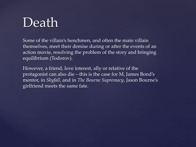 Codes and conventions of the action genre | PPTX