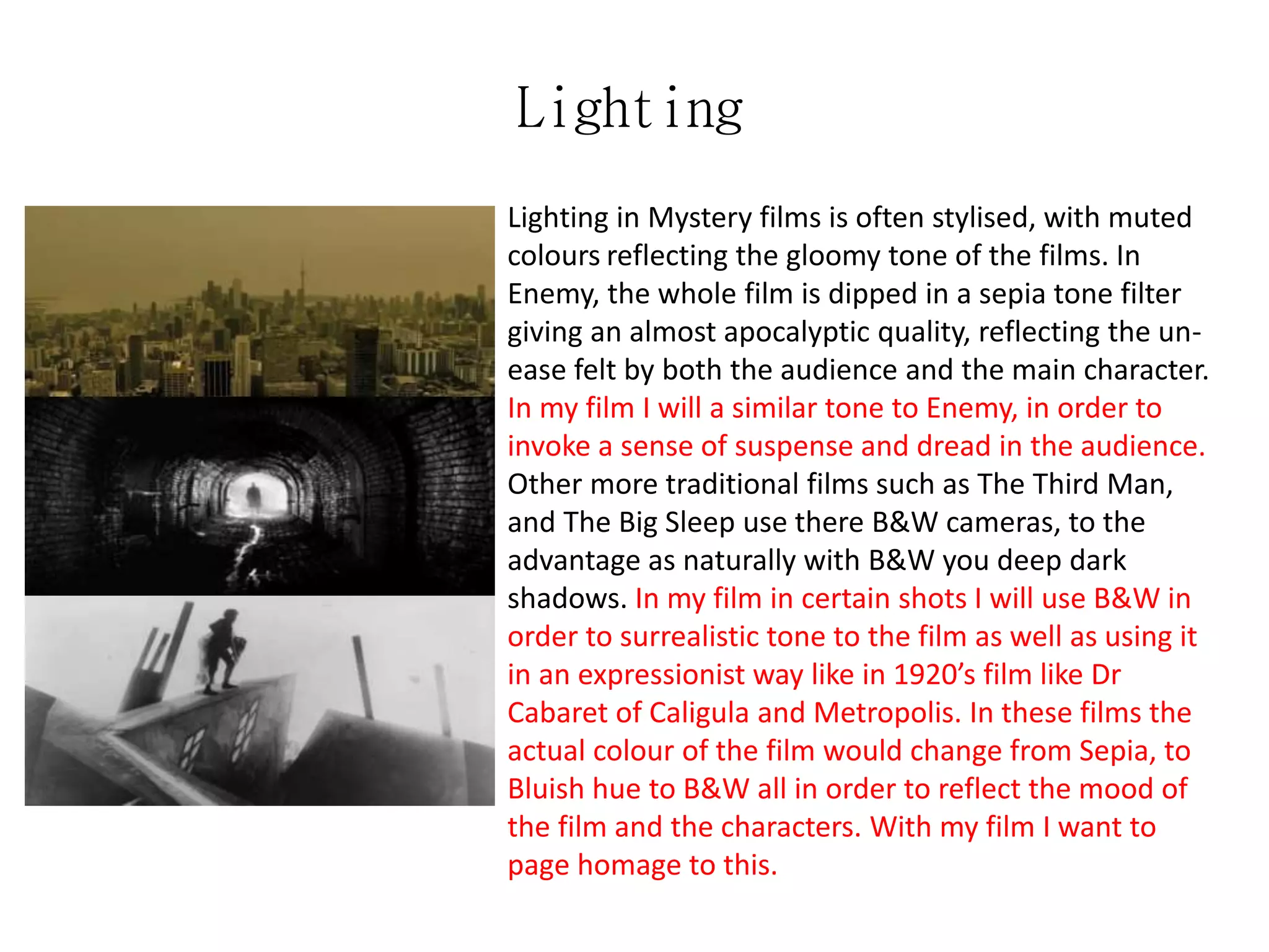 Codes and conventions of the mystery genre | PPTX