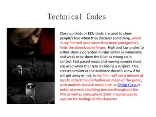 Codes and conventions of the mystery genre | PPTX