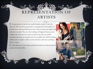 Codes and conventions of the pop genre | PPTX