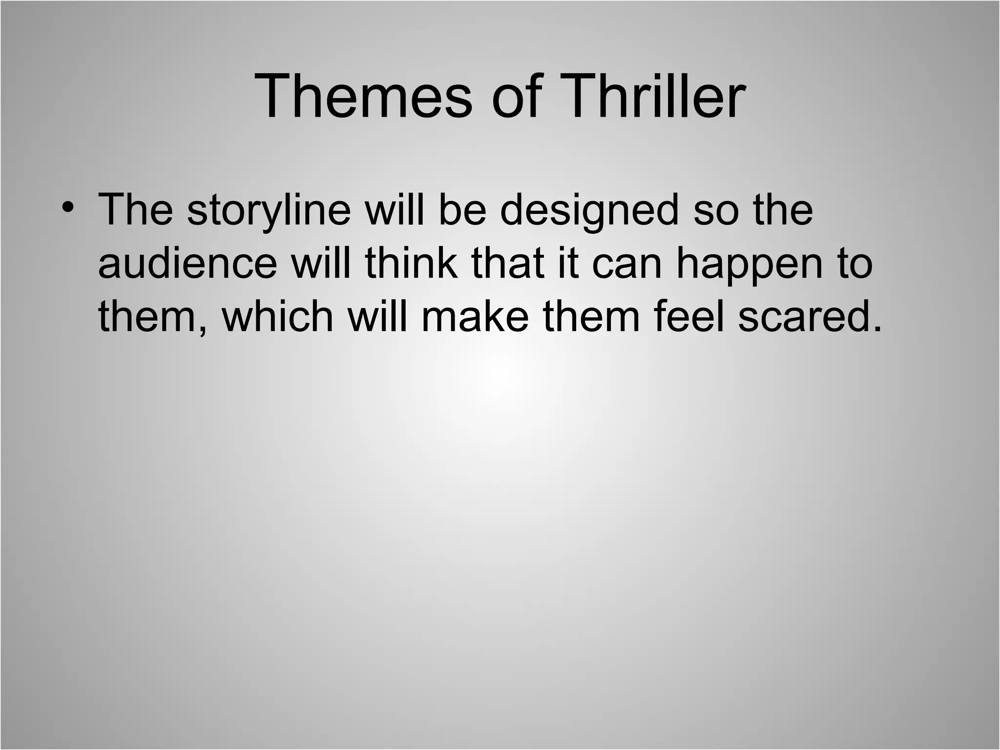 Codes and conventions of the thriller genre | PPT
