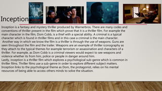 Codes and conventions of thrillers | PPTX