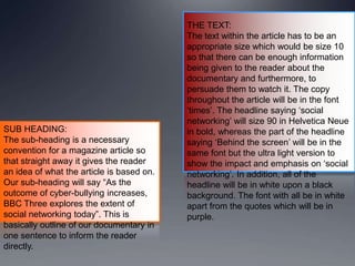 Codes and conventions of tv mag | PPTX