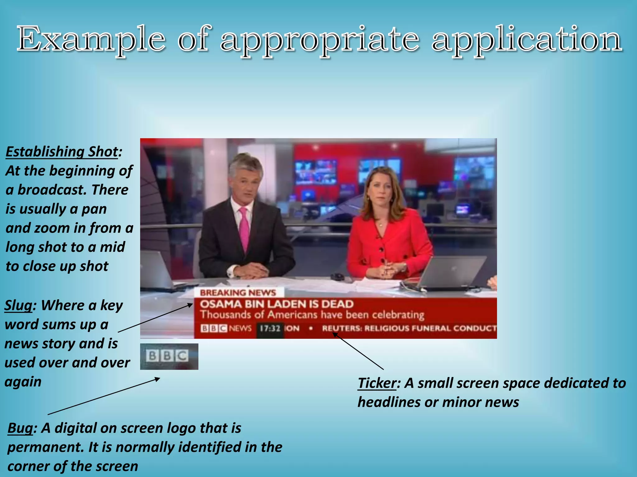 Codes and conventions of tv news | PPTX