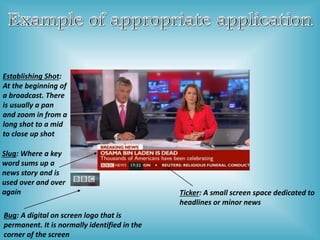Codes and conventions of tv news | PPTX