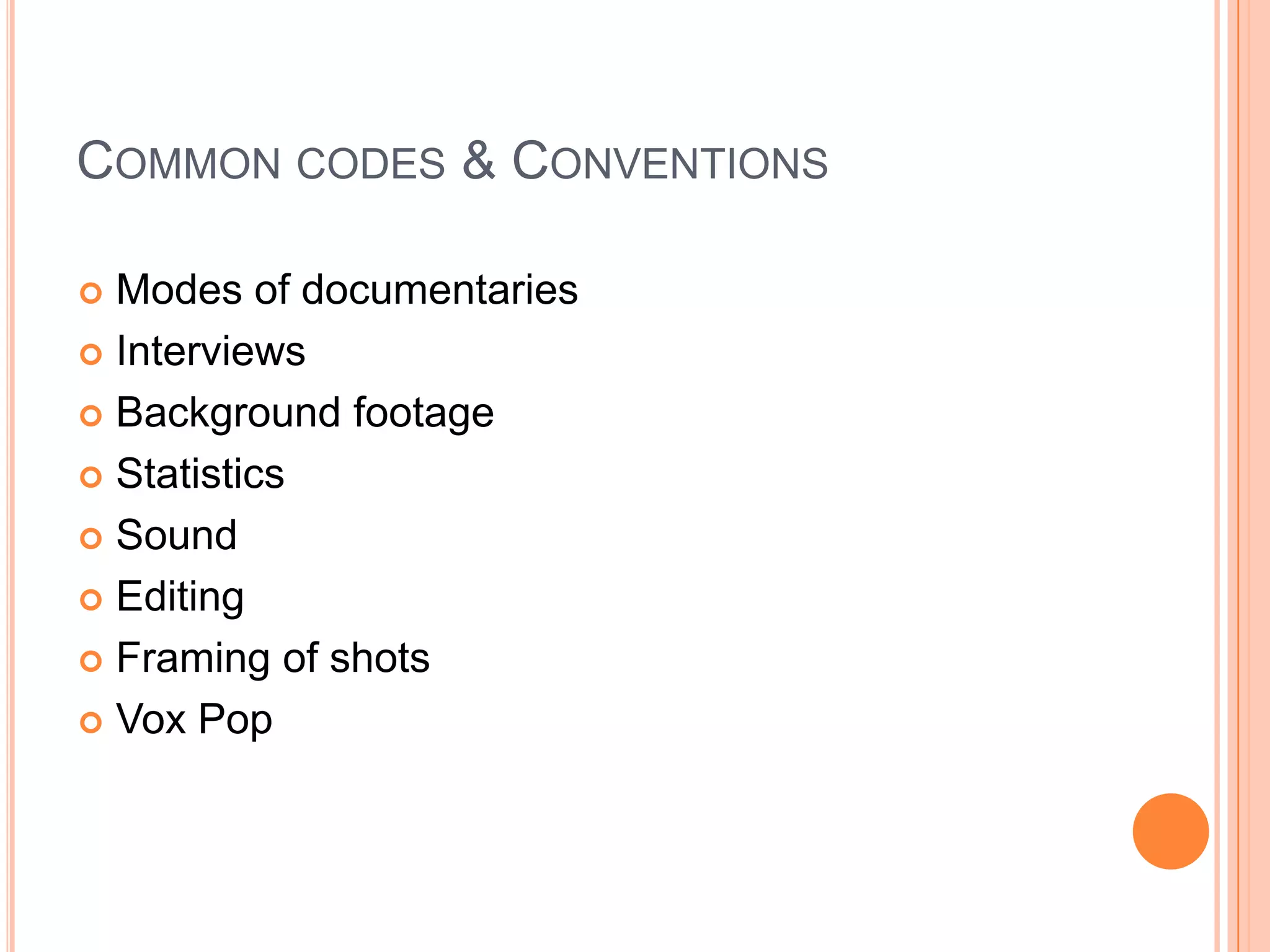 Codes & conventions | PPTX