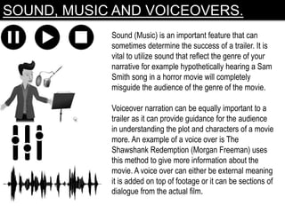 Codes & conventions of a film trailer | PPTX