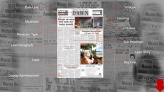 Codes & conventions of a newspaper | PPTX