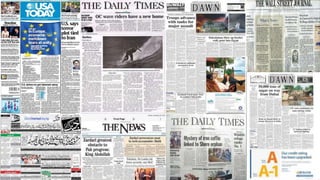 Codes & conventions of a newspaper | PPTX