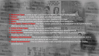 Codes & conventions of a newspaper | PPTX