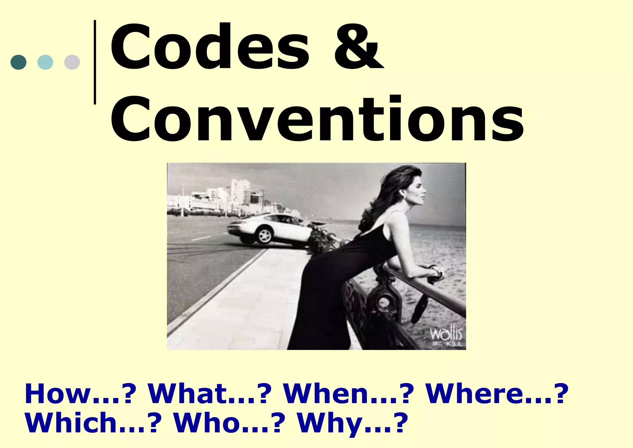 Codes & Conventions Presentation | PDF