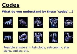 Codes & Conventions Presentation | PDF