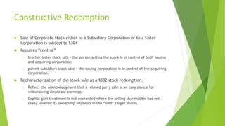 Code Sec.304 Related Party Stock Sales | PPTX