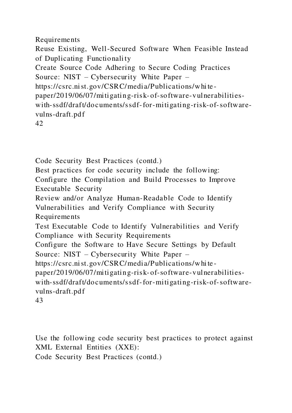 Code Security – Issues and Best Practices1Outline | PDF