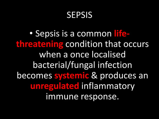 Code sepsis | PPTX