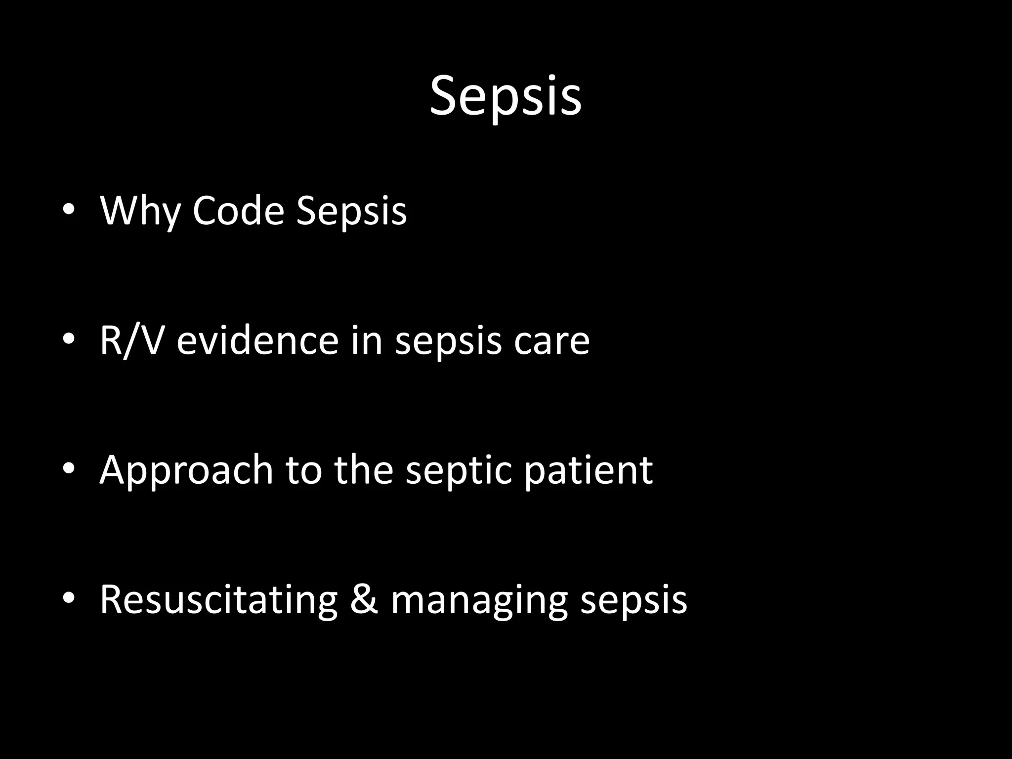 Code sepsis | PPTX