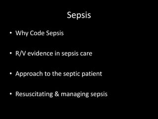 Code sepsis | PPTX