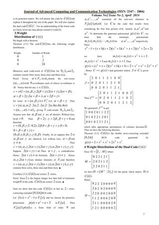 Codes from the cyclic group of order three | PDF