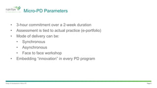 Co-designing a global pd program for 120 Navitas colleges | PPT