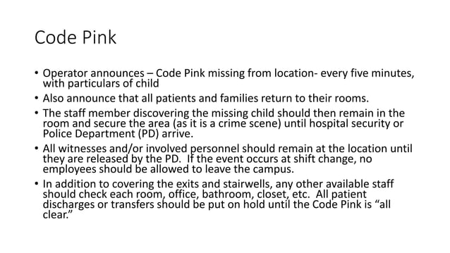 Codes in Hospital.pptx