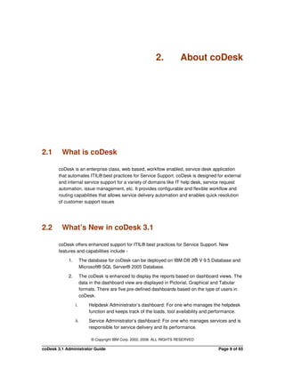 Co desk 3.1 administrator guide | PDF