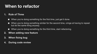 Code Smell and Refactoring | PDF