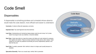 Code smell overview | PPTX