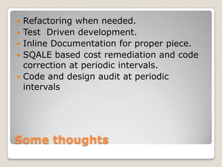 Code maintainability | PPT