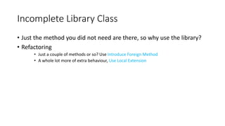 Code smells | PPTX | Programming Languages | Computing