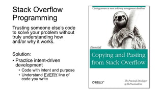 Code smells and Other Malodorous Software Odors | PPT