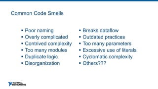 Code Smells Part 1: Basic Smells | PPTX