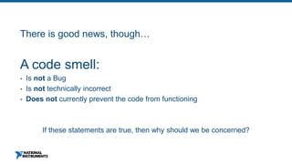Code Smells Part 1: Basic Smells | PPTX