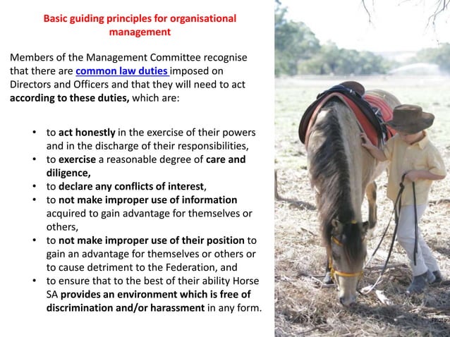 Horse SA codes of conduct + ideas for all horse clubs | PPTX | Equine ...