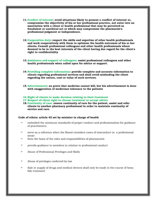 Codes of conduct | PDF