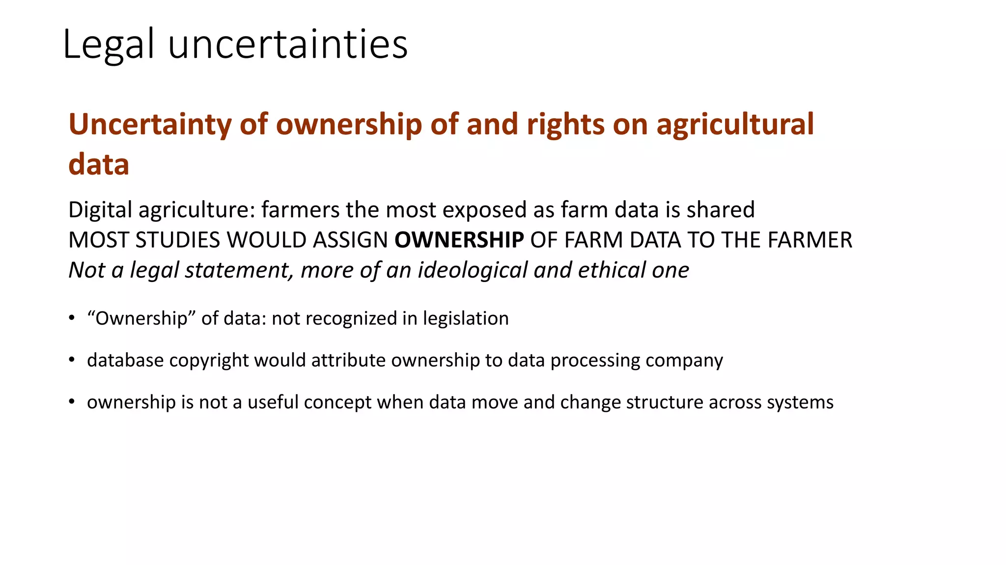 Codes of conduct for farm data sharing | PPTX