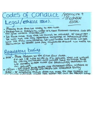 Codes of conduct plan | DOCX