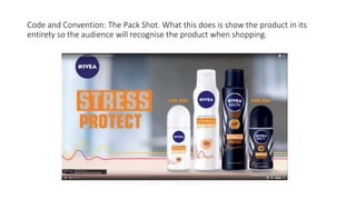 Codes of conventions of the deodorant adverts | PPTX