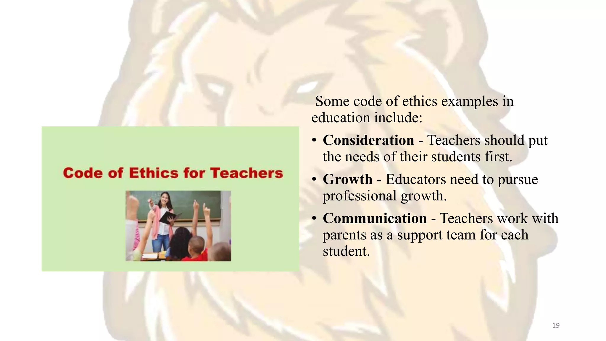 Codes of ethics | PPTX