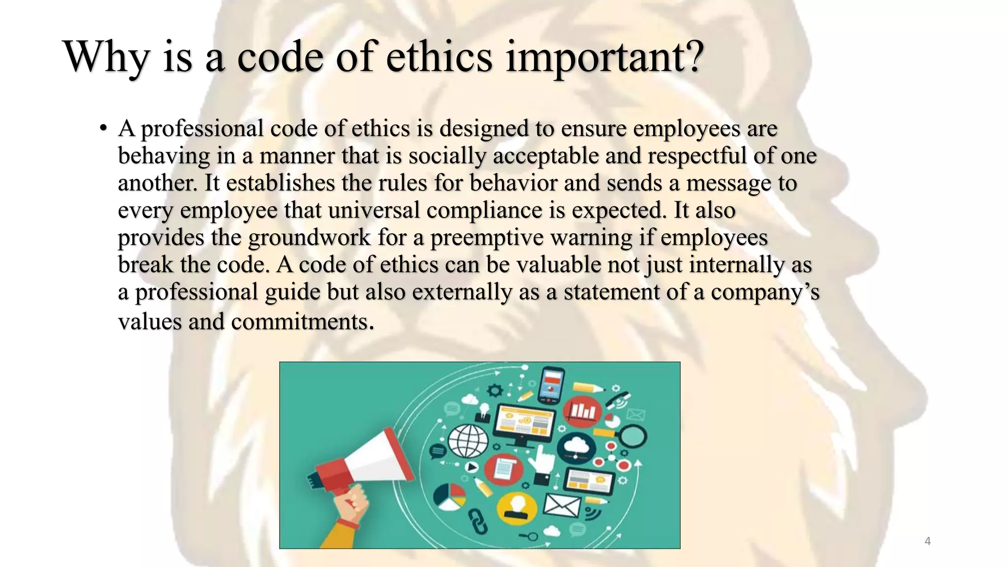 Codes of ethics | PPTX