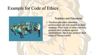 Codes of ethics | PPTX