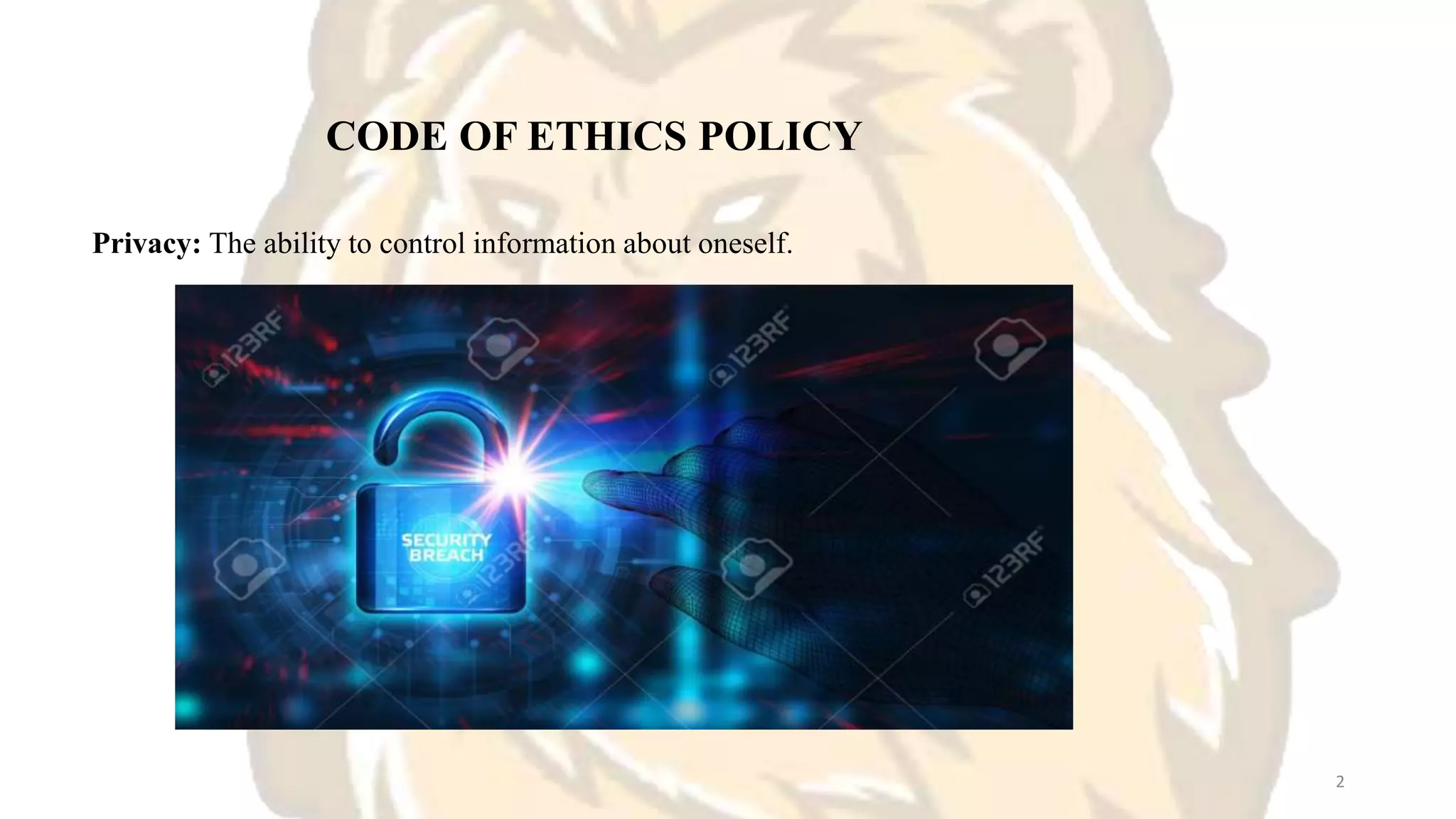 Codes of ethics | PPTX