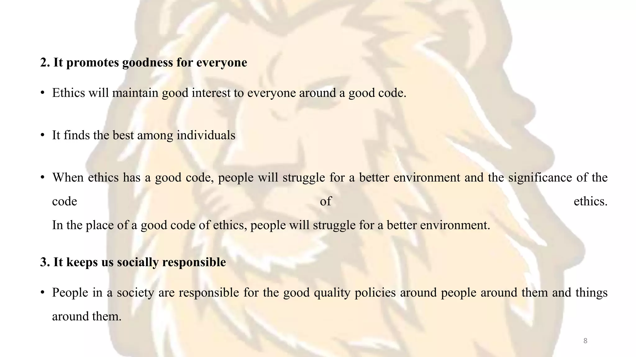 Codes of ethics | PPTX