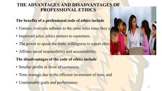 Codes of ethics | PPTX