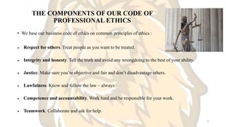 Codes of ethics | PPTX