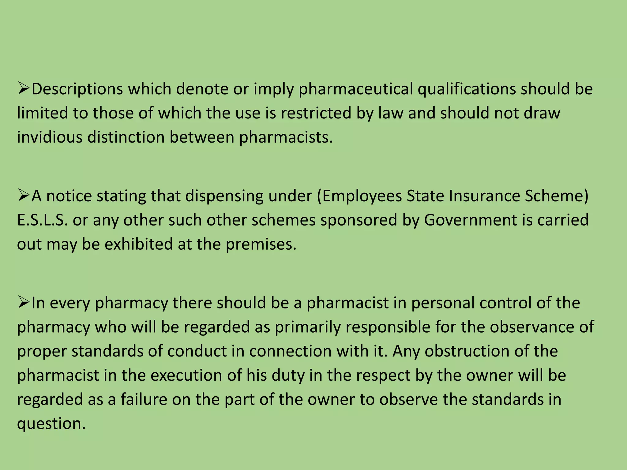 Codes of ethics for pharmacist | PPT