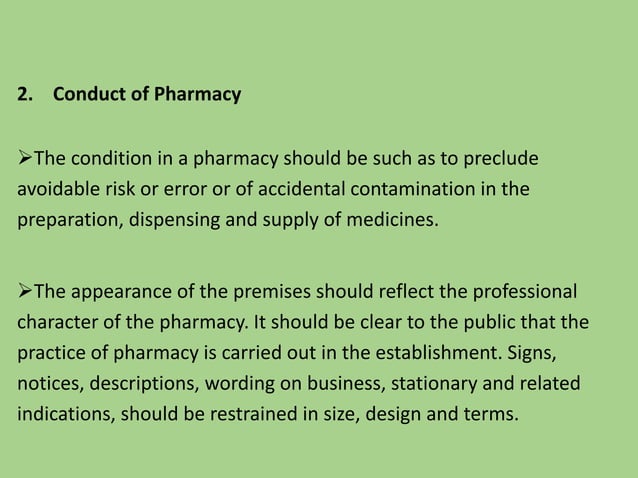 Codes of ethics for pharmacist | PPT