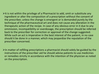 Codes of ethics for pharmacist | PPT