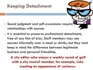 ITFT_Media_Codes of ethics for reporters | PPT