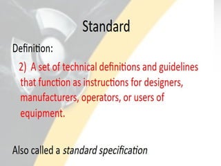 AN INTRODUCTION TO CODES OF PRACTICE & STANDARDS.ppt